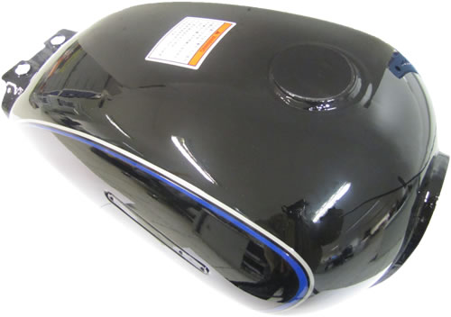 Black Fuel Tank Suzuki GN125 - Motorcycle Products Ltd.