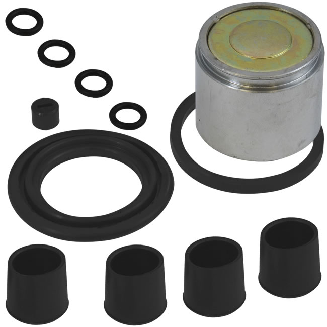 38mm x 33mm Brake Caliper Piston Kit with Boot (Suzuki GTs) (Stainless ...