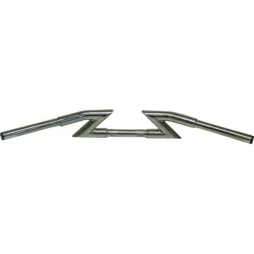 Black Z Bars Handlebars 60's Style 8" Black Z Handle Bars 1"