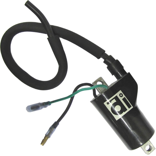 12v CDI Ignition Coil Single Output + 2 Wires 80mm - Motorcycle ...