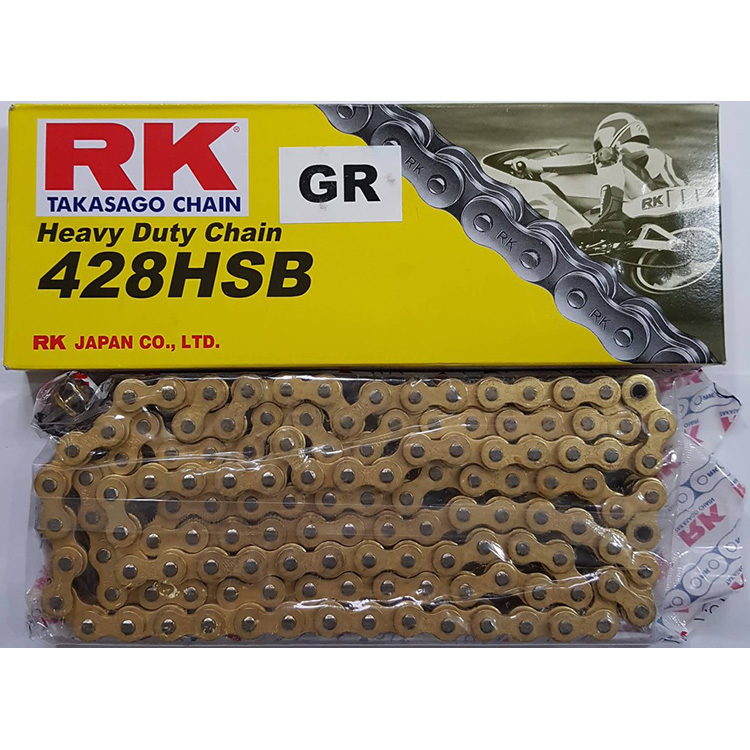 RK 428-112L HSB Heavy Duty Gold Drive Chain - Motorcycle Products Ltd.